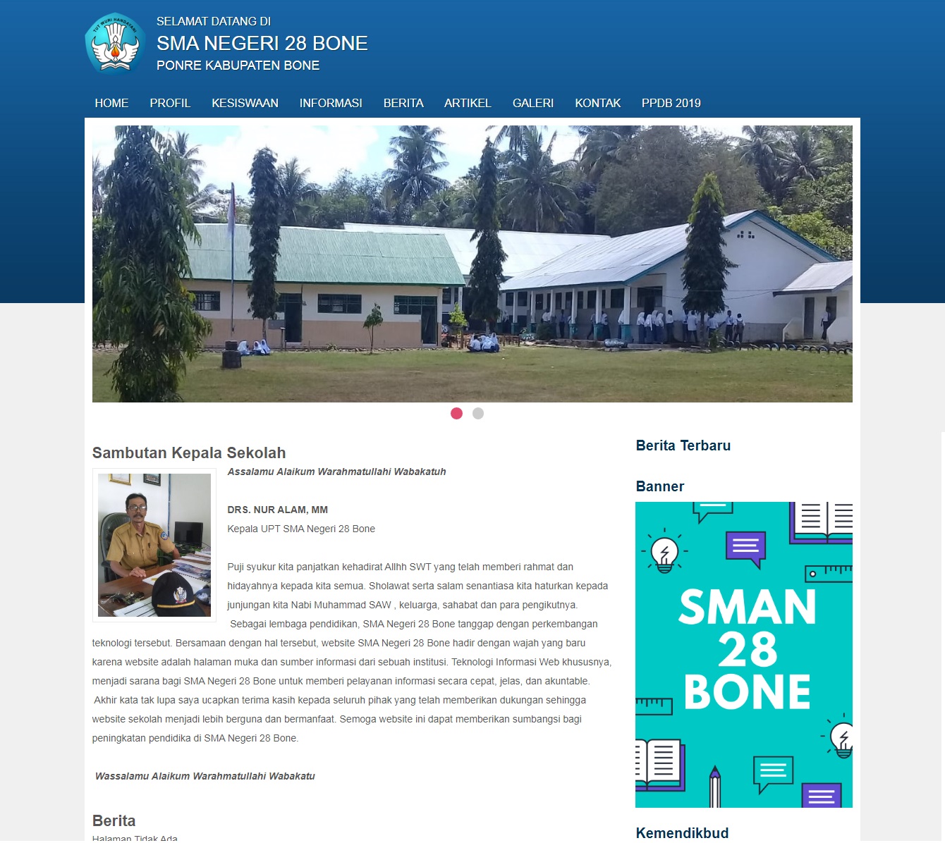 Contoh Website Sekolah Menarik